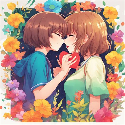 Chara And Frisk Kissing By Funtimeboo On Deviantart