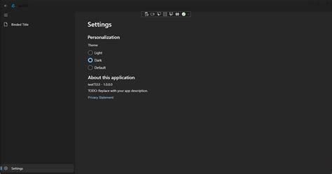 Dark Mode Titlebar Issue 4628 Microsoft TemplateStudio GitHub