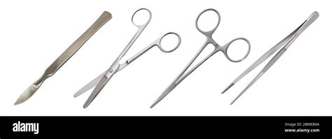 Surgical Instrument Set All Metal Abdominal Reusable Scalpel Straight Scissors Mosquito Clamp