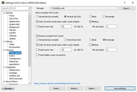 ConEmu Settings