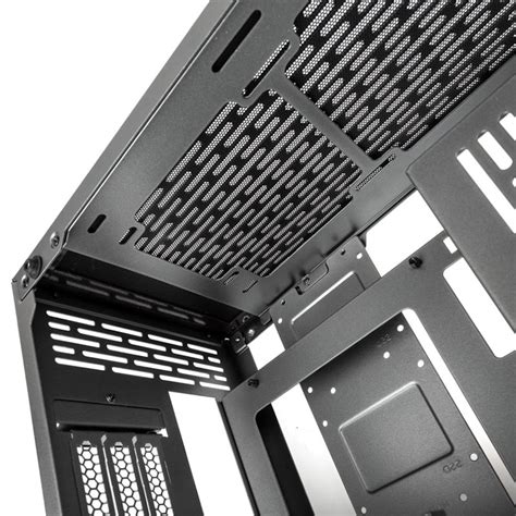 Kolink Rocket Heavy Vented Edition Aluminium Mini Itx Case Gunmetal Grey Ocuk