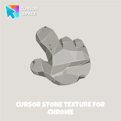 custom cursor cursor stone texture for chrome theme cursor space