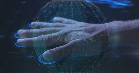 Interacting With Animation Hand Using Digital Interface For Futuristic