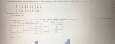 Solved What Is The Difference Between A Class Boundary And A