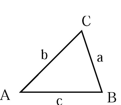 Solved In The Triangle Pictured Let A B C Be The Angles Chegg