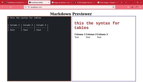 Previewing Markdown Code With React