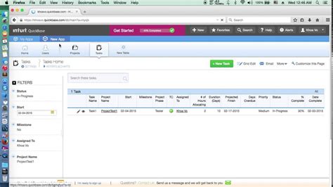 Quickbase Project Management Template