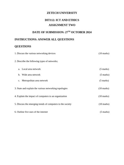 Assignment Two Pdf