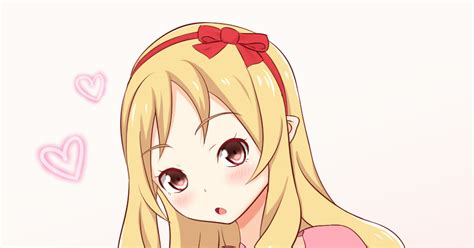 エロマンガ先生 たくし上げエルフ先生 らおるのイラスト Pixiv