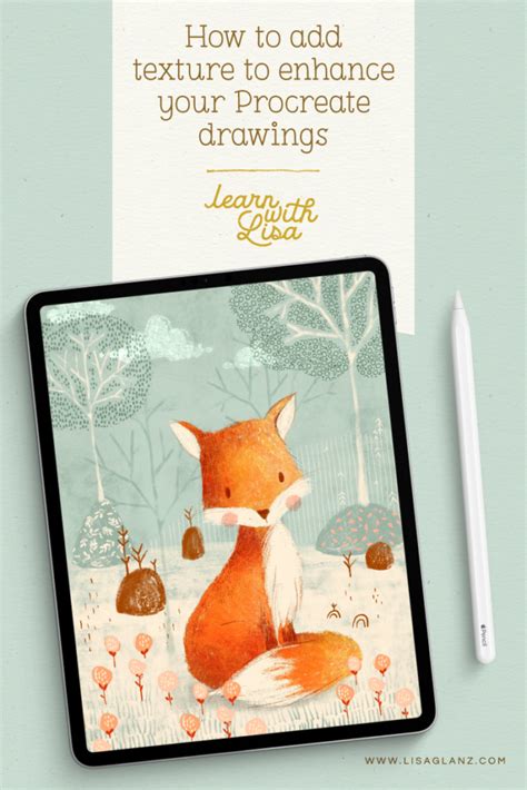 How To Add Texture To Enhance Your Procreate Drawings Lisa Glanz