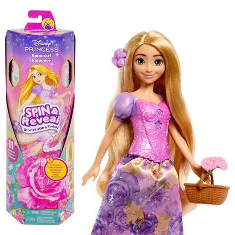 Disney Princess Spin And Reveal Rapunzel Fashion Doll And Accessories With