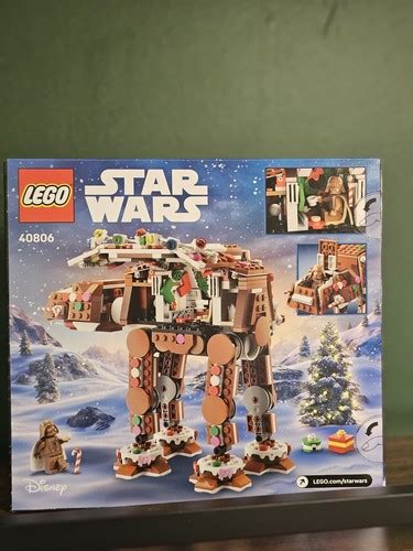New Lego Star Wars Gingerbread At At Walker 40806 Sealed Darth Vader