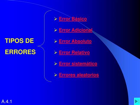 Ppt Tipos De Errores Powerpoint Presentation Free Download Id 6092781