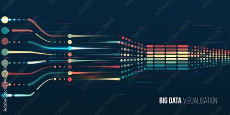 Abstract Stream Information With Circle And Lines Binary Code Filtering Machine Algorithms