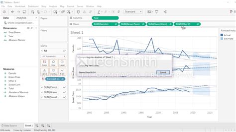 Time Series Presentation And Forecasting In Tableau Youtube