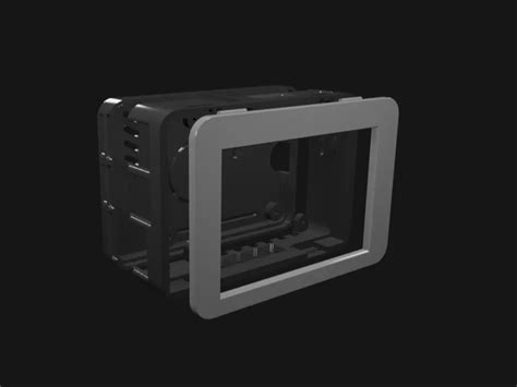 树莓派 4b 配 Adafruit 35英寸显示屏外壳 二次创作 来自 Planmarks Makerworld