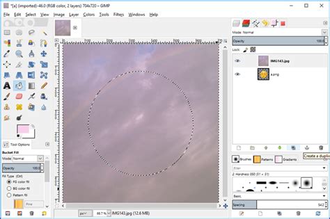 How To Change Image Background In GIMP