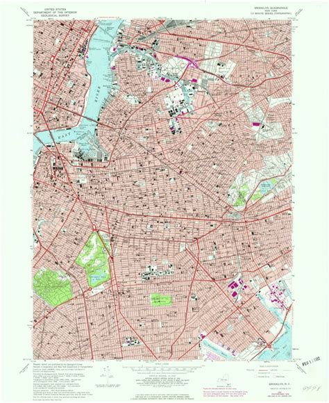 Brooklyn Ny 1967 24000 Scale Map By United States Geological Survey Avenza Maps