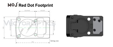Mounting Standard Red Dot Footprint Guide Academy Vector Optics