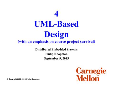 uml based design for embedded systems