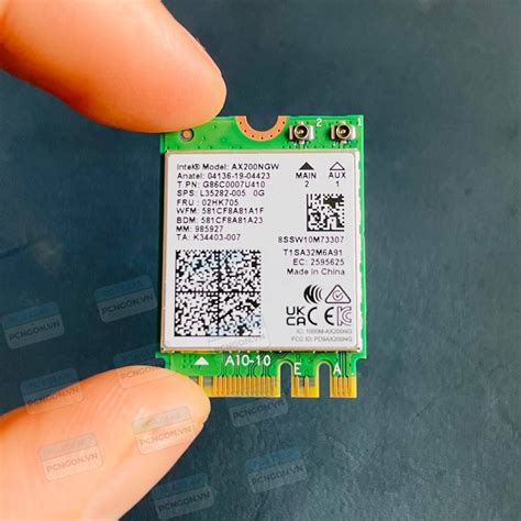 Card Mạng Intel Ax200 Wi Fi 6 Pcngon