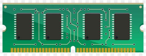 Ram Computer Memory Computer Hardware Clip Art Png 6396x2466px Ram Circuit Component