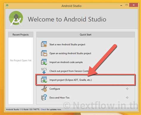 01 Start Import Cordova Project To Android Studio Nextflow