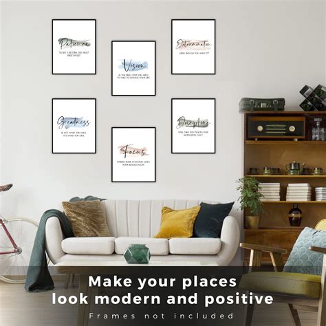 Lermony Inspirational Wall Art Motivational Wall Art