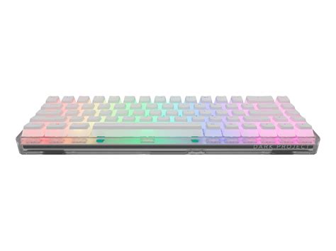 Dark Project KD68B Transparent - Pudding White - G3MS Mech. RGB (ENG)