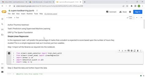 thumma vaishnavi on linkedin task1 internship thesparksfoundation datascience