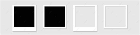 Photo Frame Icons With Shadow Memory Frame Illustration Vector Memory