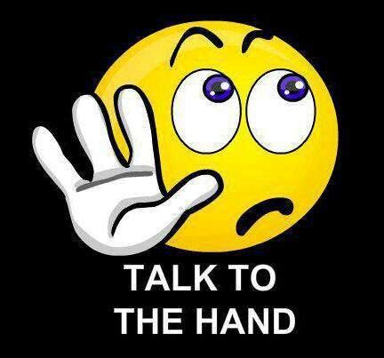 Talk To The Hand Emoji