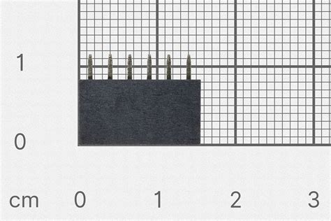 Female Header 6 Pin 2 54mm