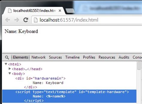 Render Html Using The Backbonejs View