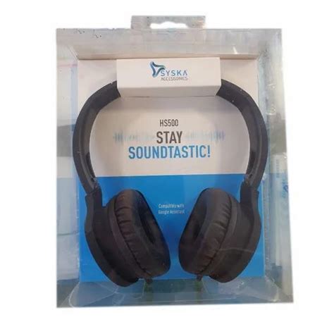 Black HS500 Syska Bluetooth Headset Mobile At 1299 Piece In Pune ID 2850013947912