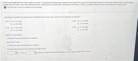 Solved A Data Set Includes Data Trom 400 Random Tomadoes