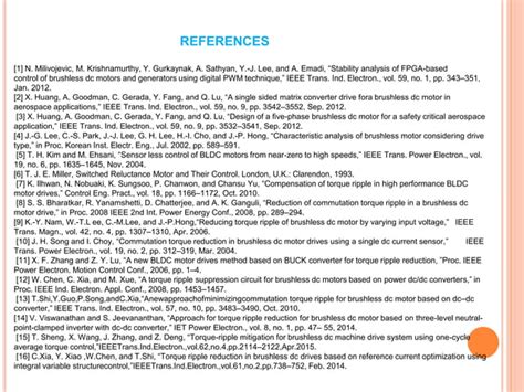 Commutation Torque Ripple In Bldc By Sepic And Npc Ppt