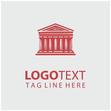 Premium Vector Classical Column Logo Illustrations