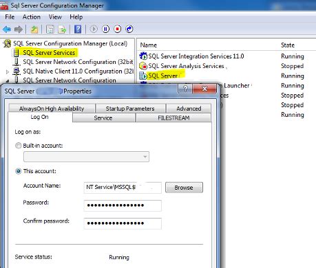 Powershell How To Change SQL Server Service Account Using PS