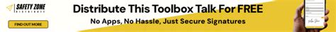Manual Handling And Lifting Toolbox Talk