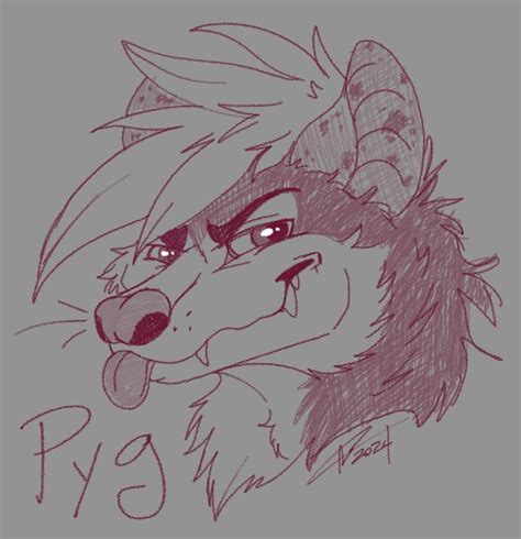 Pyg Headshot Sketch By Charlee Monstah Fur Affinity Dot Net