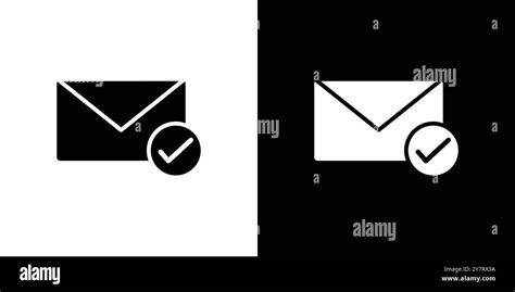 Check Message Icon Vector Line Logo Mark Or Symbol Set Collection Outline Style Stock Vector