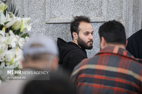 حضور پسر شهید قاسم سلیمانی در مراسم هم رزم پدرش عکس همشهری آنلاین