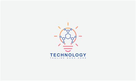 Technology Logo Design Template Vector Graphic Branding Element