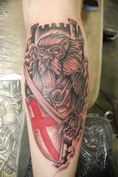 Lion And England England Tattoo Rose Tattoos For Men Tattoos