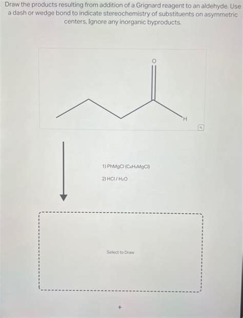 Solved Draw The Products Resulting From Addition Of A