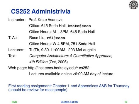 Ppt Cs 252 Graduate Computer Architecture Lecture 1 Introduction Powerpoint Presentation