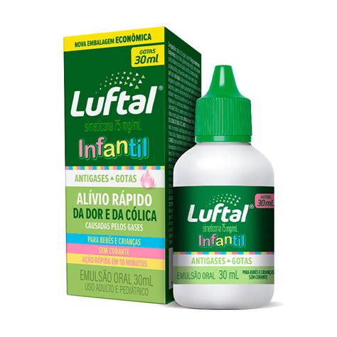Luftal Infantil Simeticona Gotas Como Usar Preço Drogal