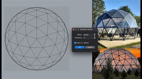 Geodesic Dome Rhino 3d Parametric Python Script Architecture Time Youtube
