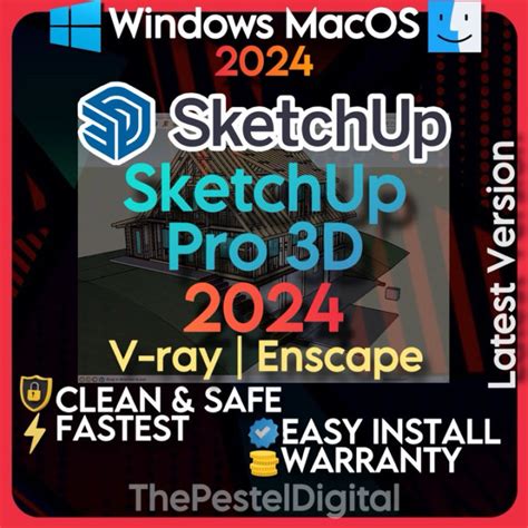 [video] Sketchup Pro 2024 Enscape V Ray Lifetime Latest Full Version Windows 2024 Lazada